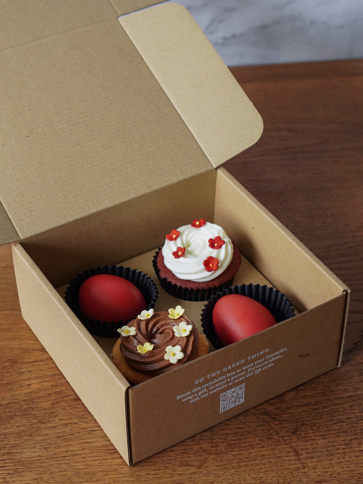 Baby First Month Cupcake Box – Plain Vanilla Online