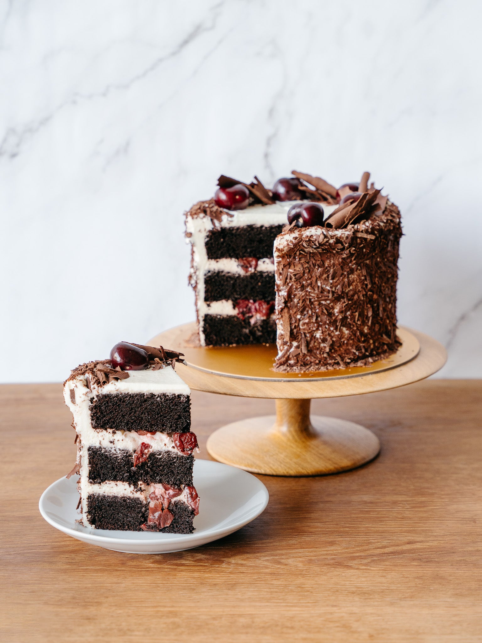 Black Forest Cake - Mini 4" & 6" Cake Delivery – Plain Vanilla Online
