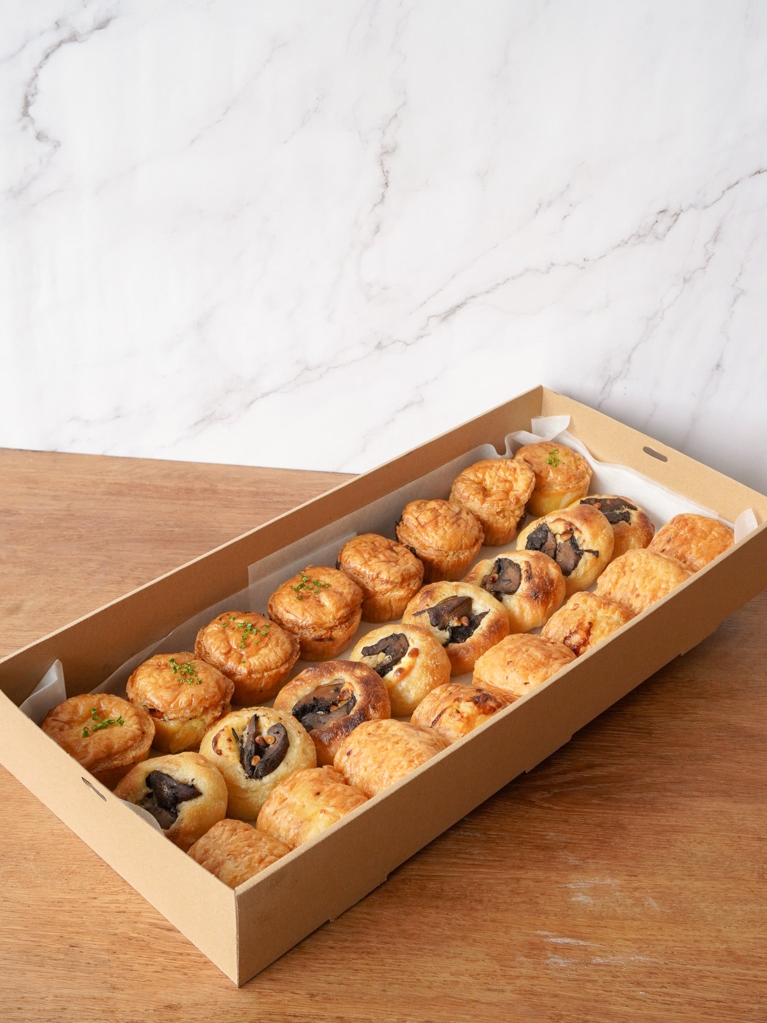 Assorted Mini Savoury Pastries Party Platter (24 pieces) – Plain ...