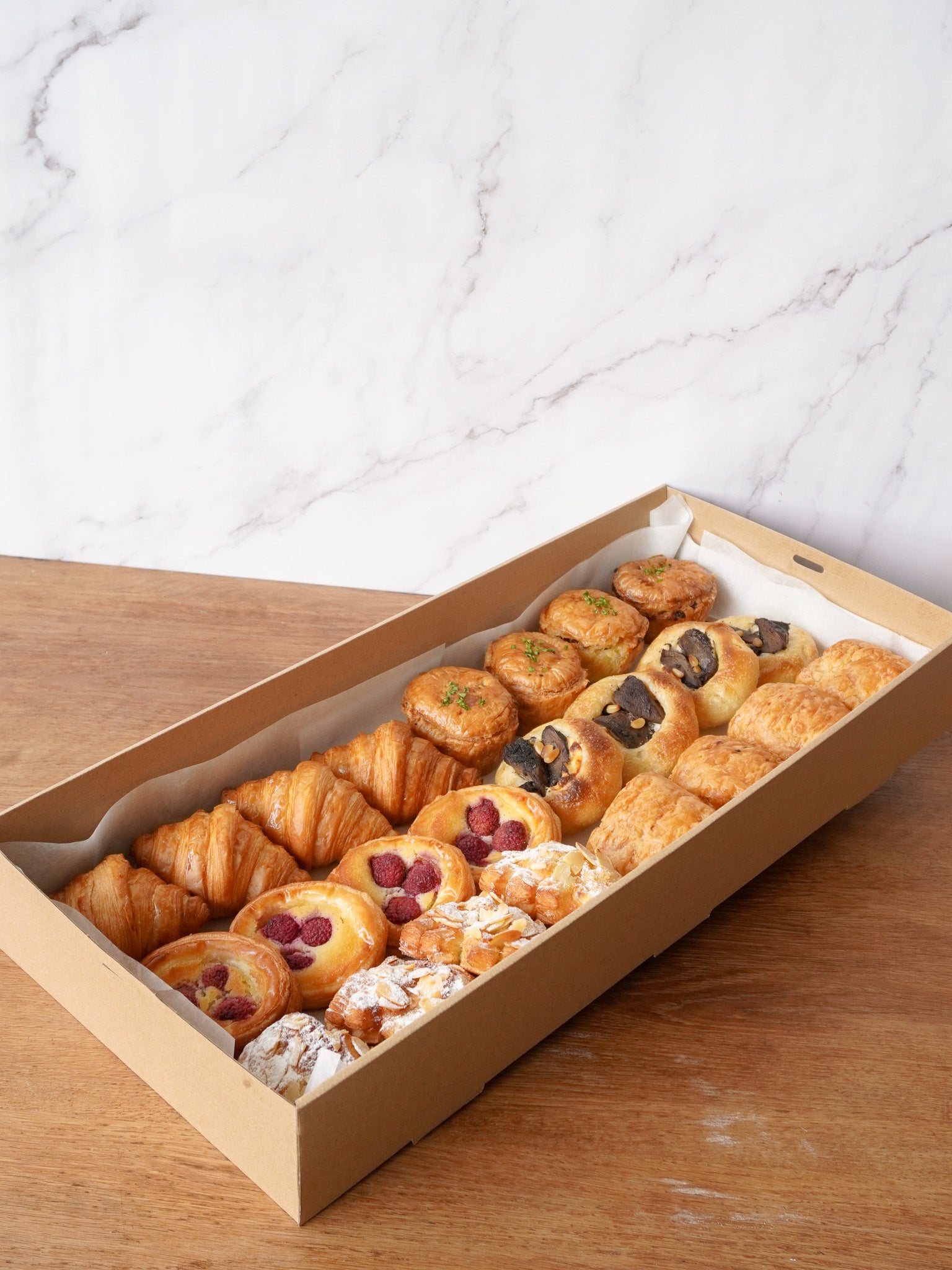 Mini Sweet & Savoury Pastries Assortment Party Platter (24 pieces ...