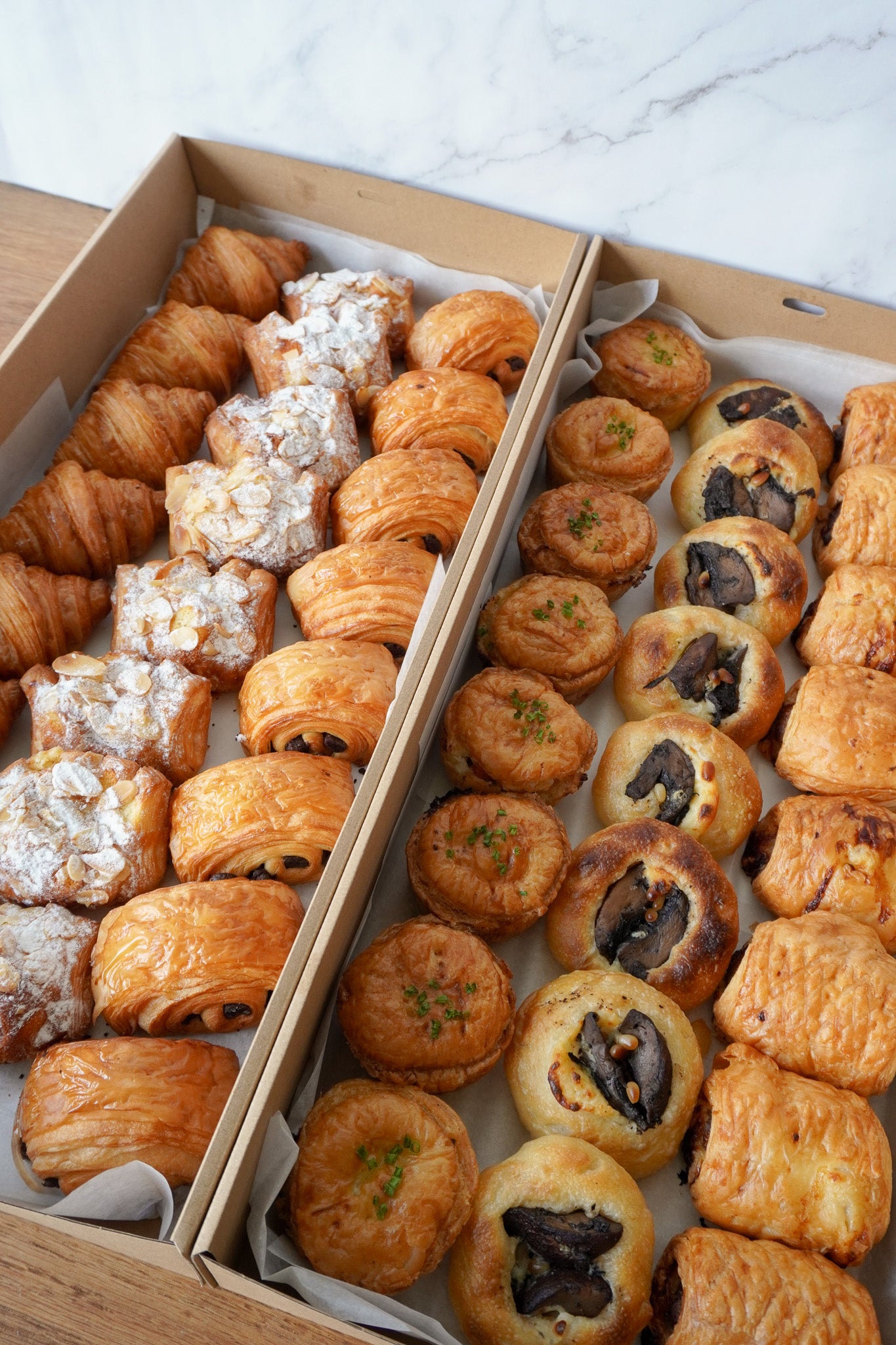 Mini Sweet & Savoury Pastries Assortment Party Platter (24 pieces ...