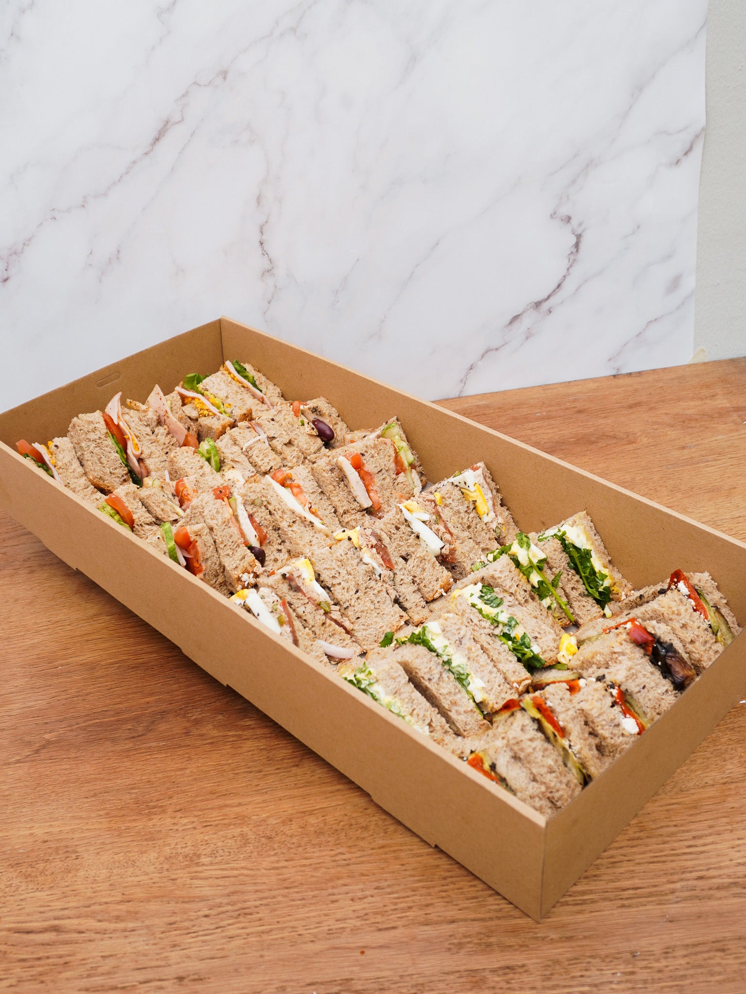 Assorted Sandwich Party Platter (30 pieces) – Plain Vanilla Online