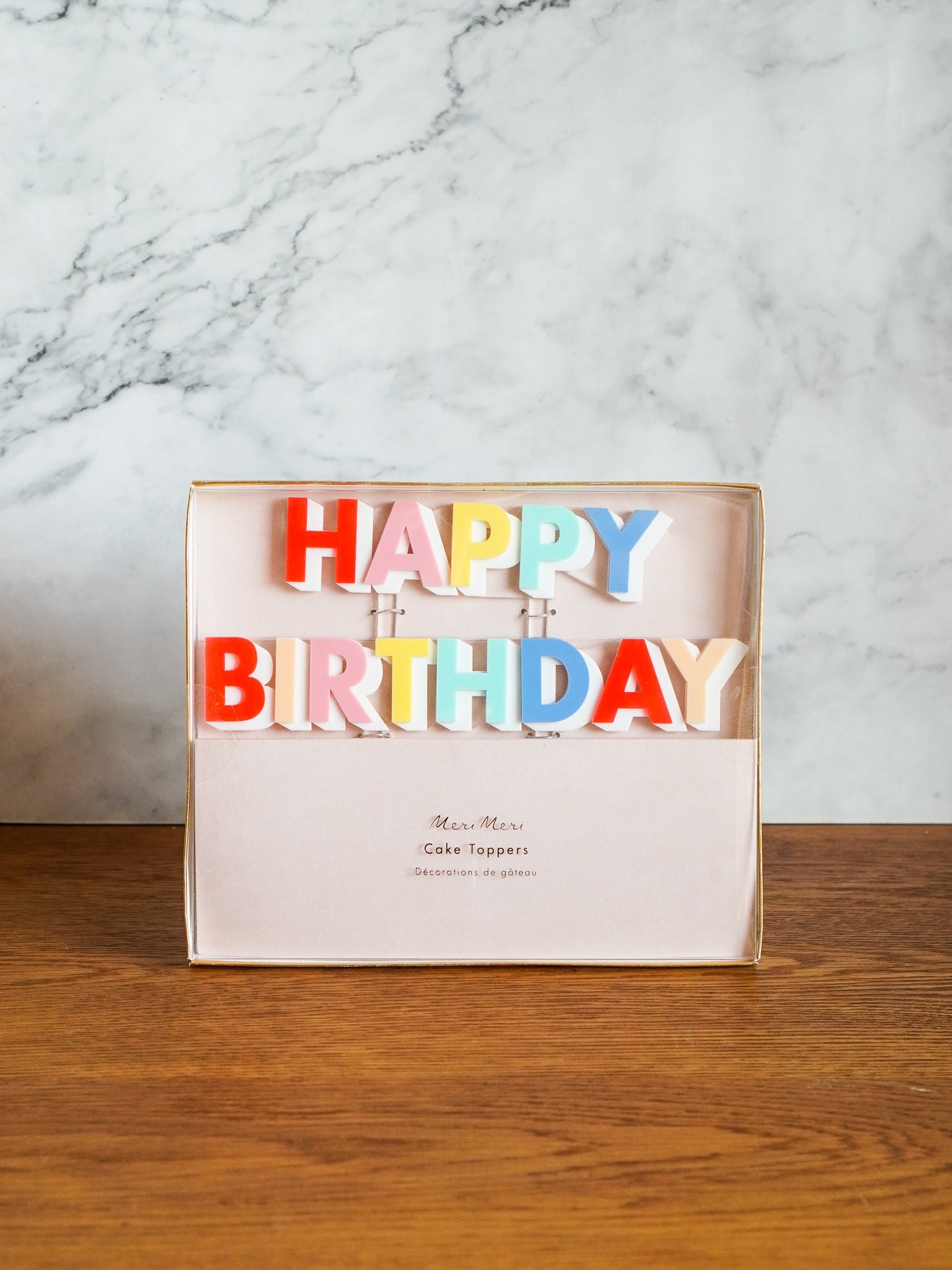 Meri Meri Acrylic Cake Topper – Plain Vanilla Online