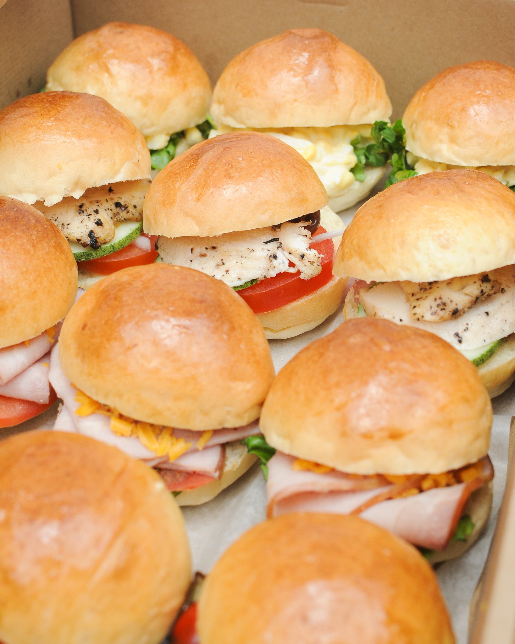 Assorted Sliders Party Platter (24 pieces) – Plain Vanilla Online