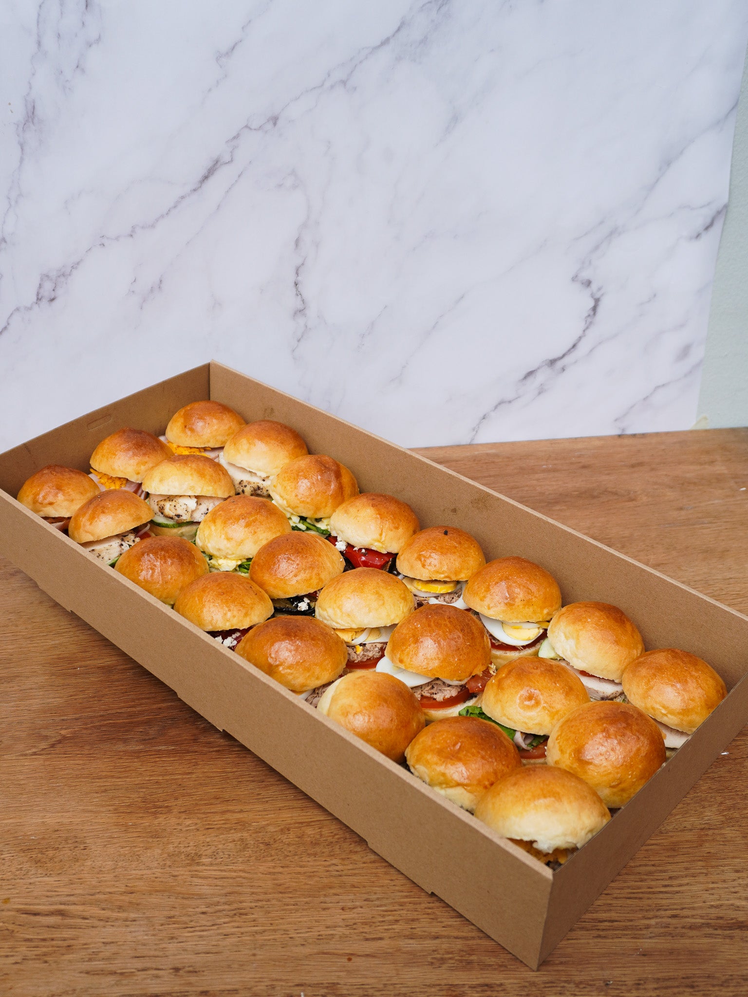 Assorted Sliders Party Platter (24 pieces) – Plain Vanilla Online