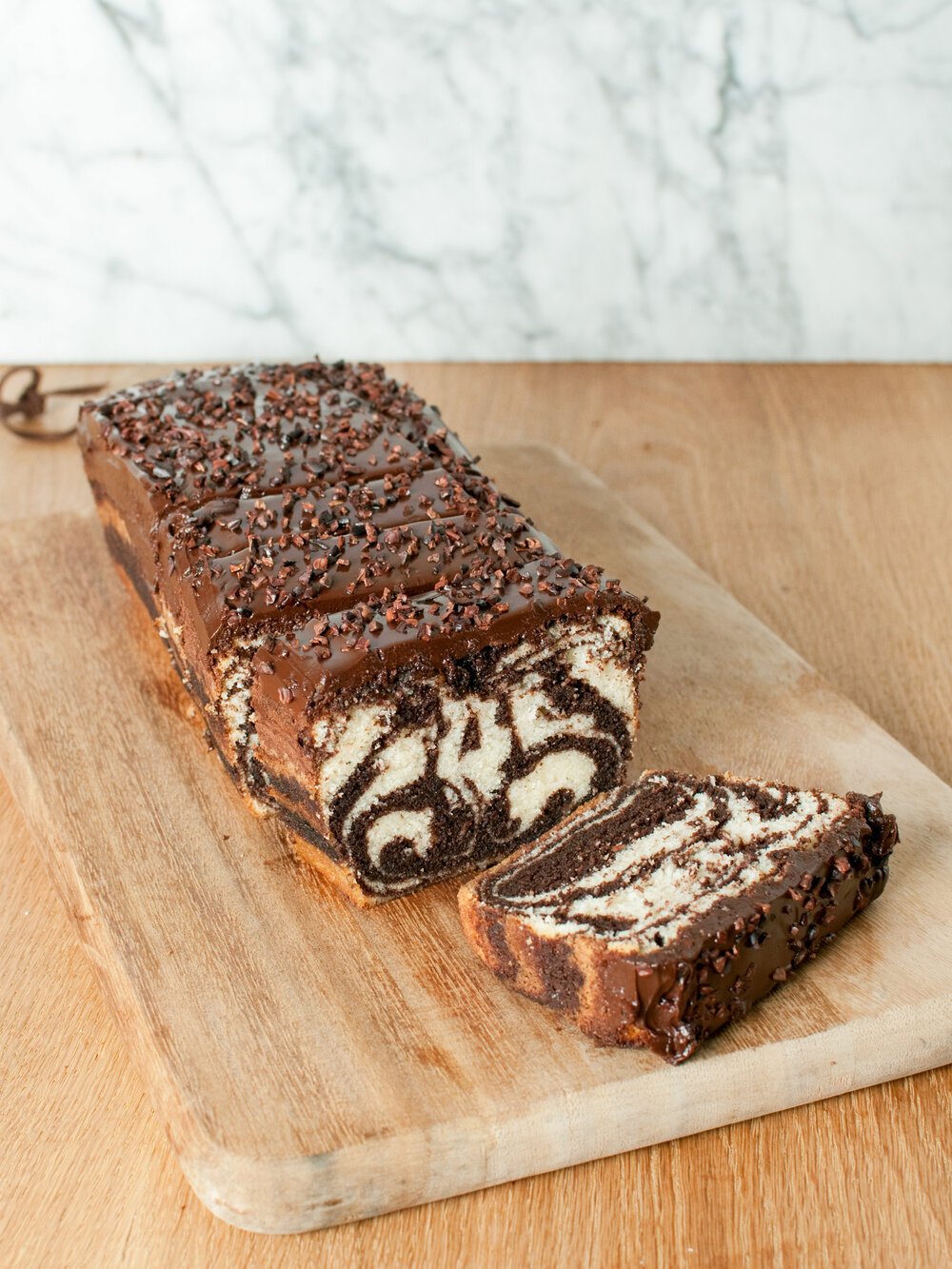 Dark Chocolate Marble Loaf – Plain Vanilla Online