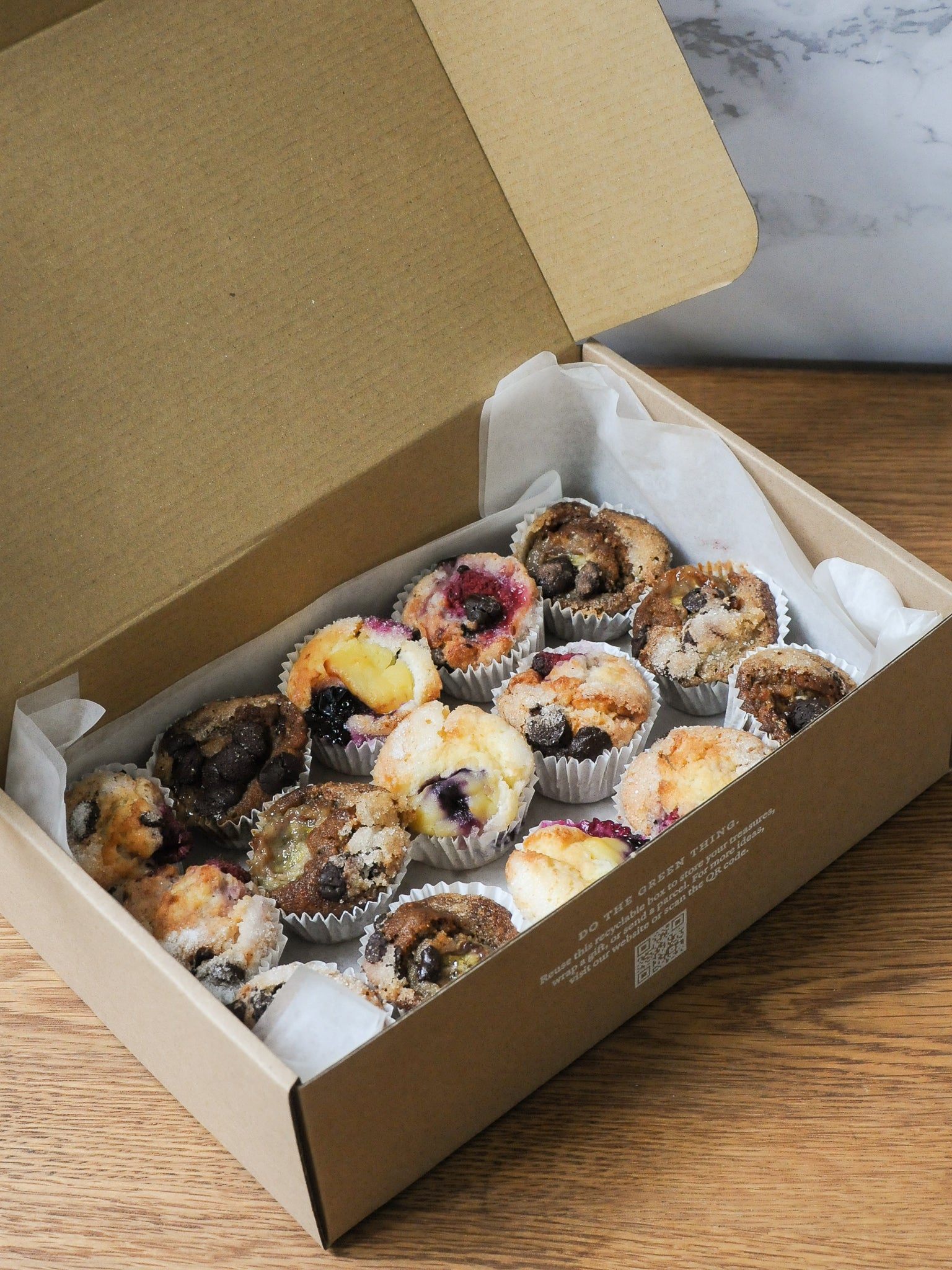 Mini Breakfast Muffins Box of 15 – Plain Vanilla Online